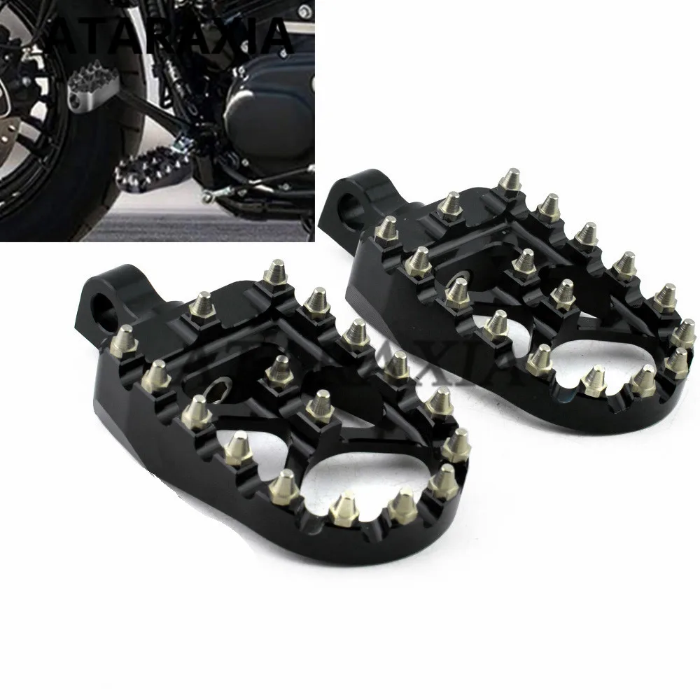 Male-Mount-Motorcycle-Front-Rear-Foot-Peg-Footrest-Pedal-For-Harley ...