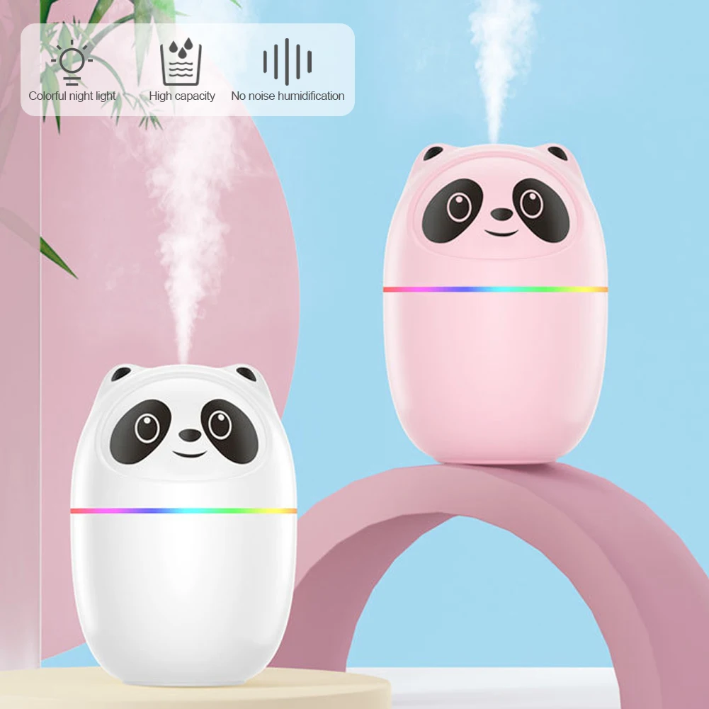 Air-Humidifier-Cute-Panda-Aroma-Oil-Diffuser-with-Night-Light-USB ...