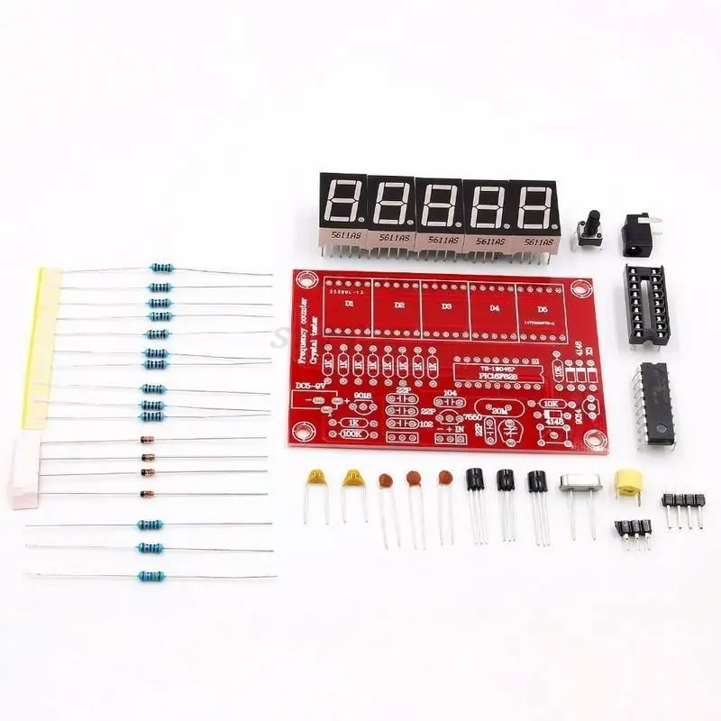 DIY Frequency Counter Kit: 1Hz-50MHz Crystal Oscillator Tester - tech ...