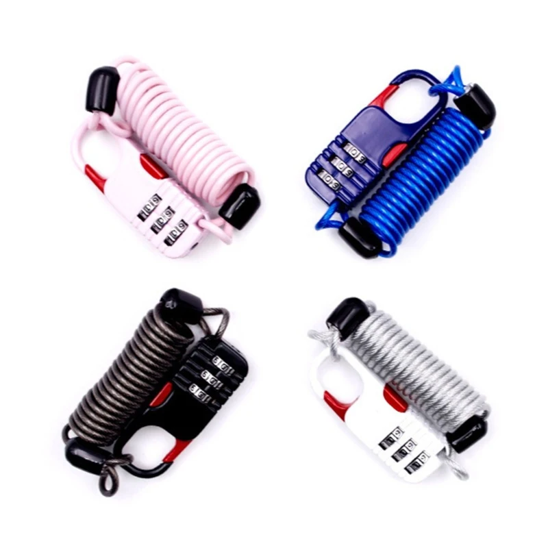 Bicycle-Anti-Theft-Motorcycle-Three-Digit-Password-Combination-Safety ...
