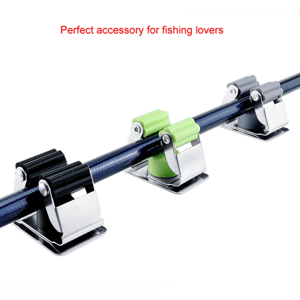 1PC-Fishing-Tackle-Fishing-Rod-Clips-Club-Positioning-Clamps-Holder ...