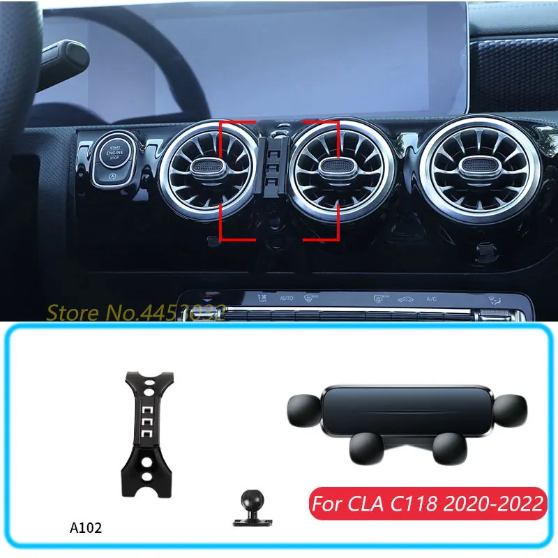 Car-Phone-Holder-For-Mercedes-Benz-CLA-C118-2020-2022-Gravity-Stand ...