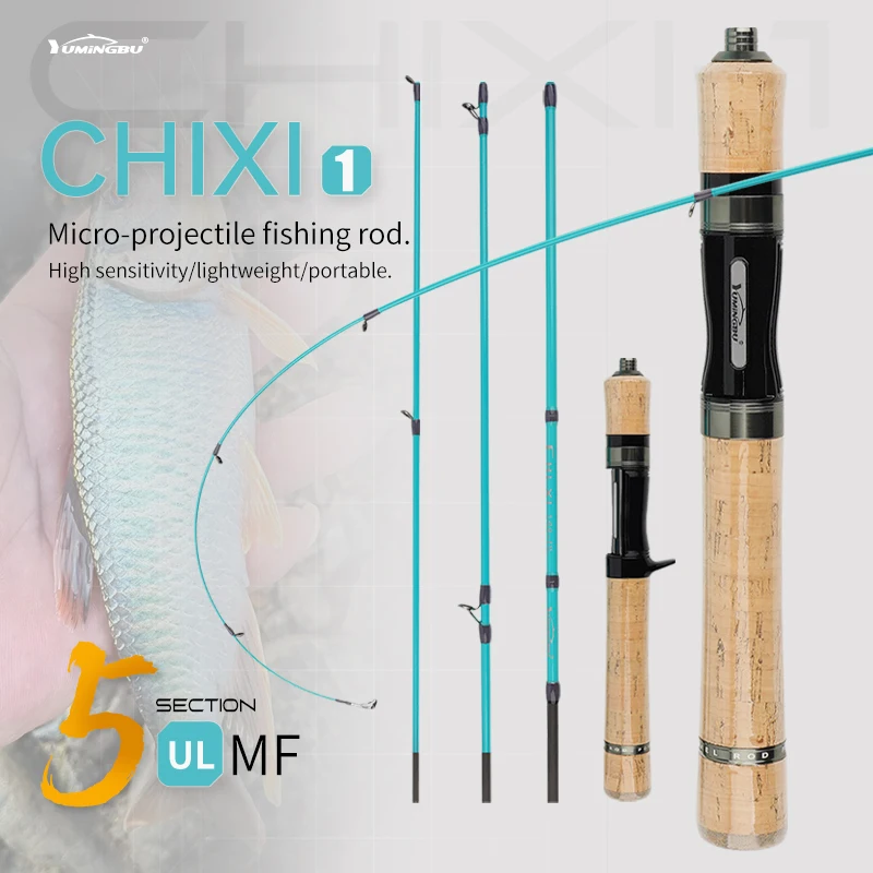 Yumingchu Ultra-Light 1.5m /4.92 Feet Ul Carbon Fiber Five-Section ...