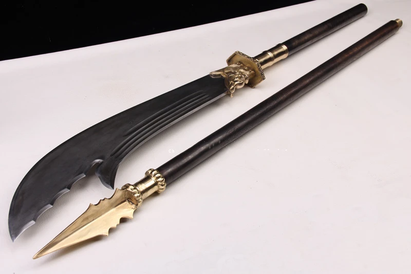 Heavy Duty Damascus Steel Kwan Dao 13.5kg Guandao - Swords - AliExpress