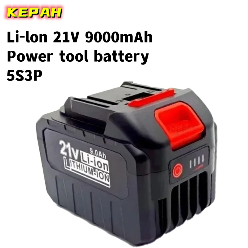 21V-18650-Lithium-Battery-Rechargeable-9000mAh-Batteries-High-current ...