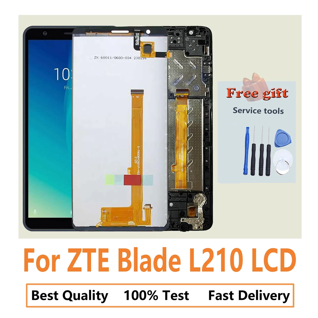 Original-LCD-Display-For-ZTE-Blade-L210-Full-With-Frame-Replacement ...