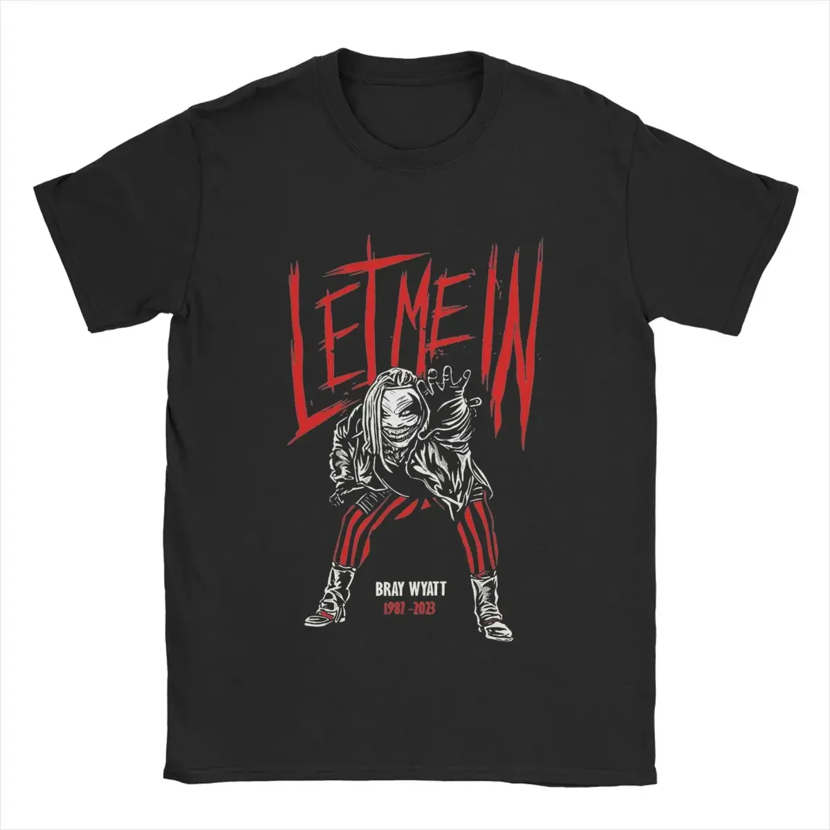 Round-Neck-Bray-Wyatt-Rip-Tees-Short-Sleeve-Clothes-Graphic-The-Fiend ...