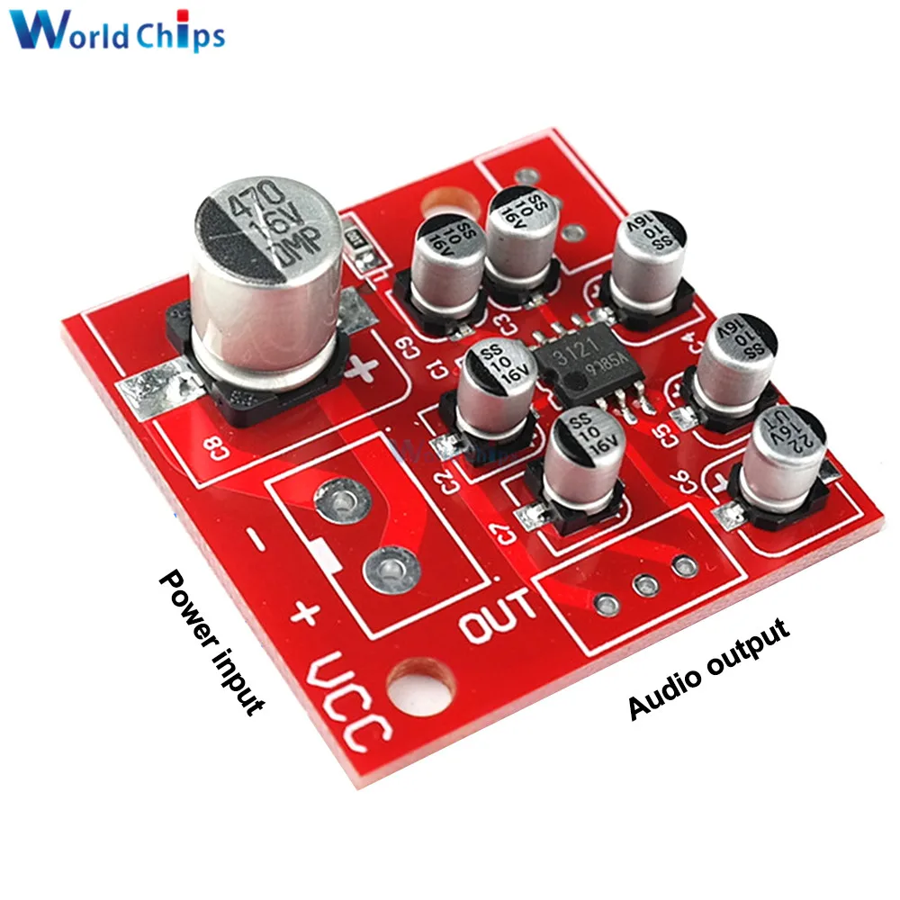 Ba3121 2 Channel Common Ground Noise Cancellation Board Module Dc 5-15v Stable Power Amplifier ...