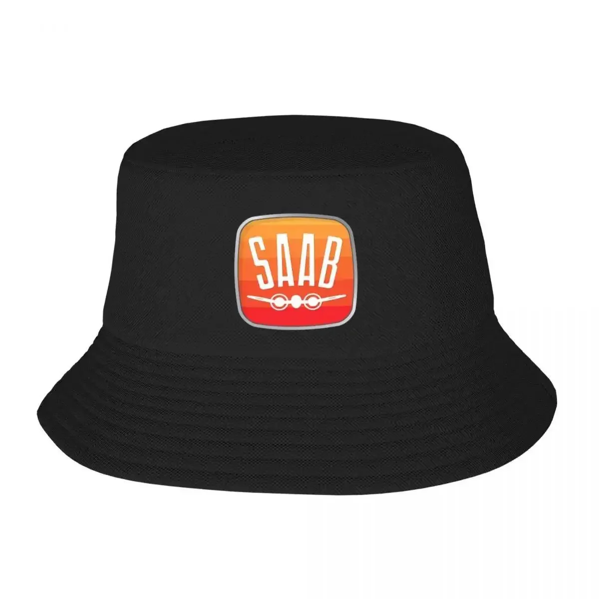 SAAB Vintage Mark Red Bucket Hat New Hat hiking hat Hood black Designer ...