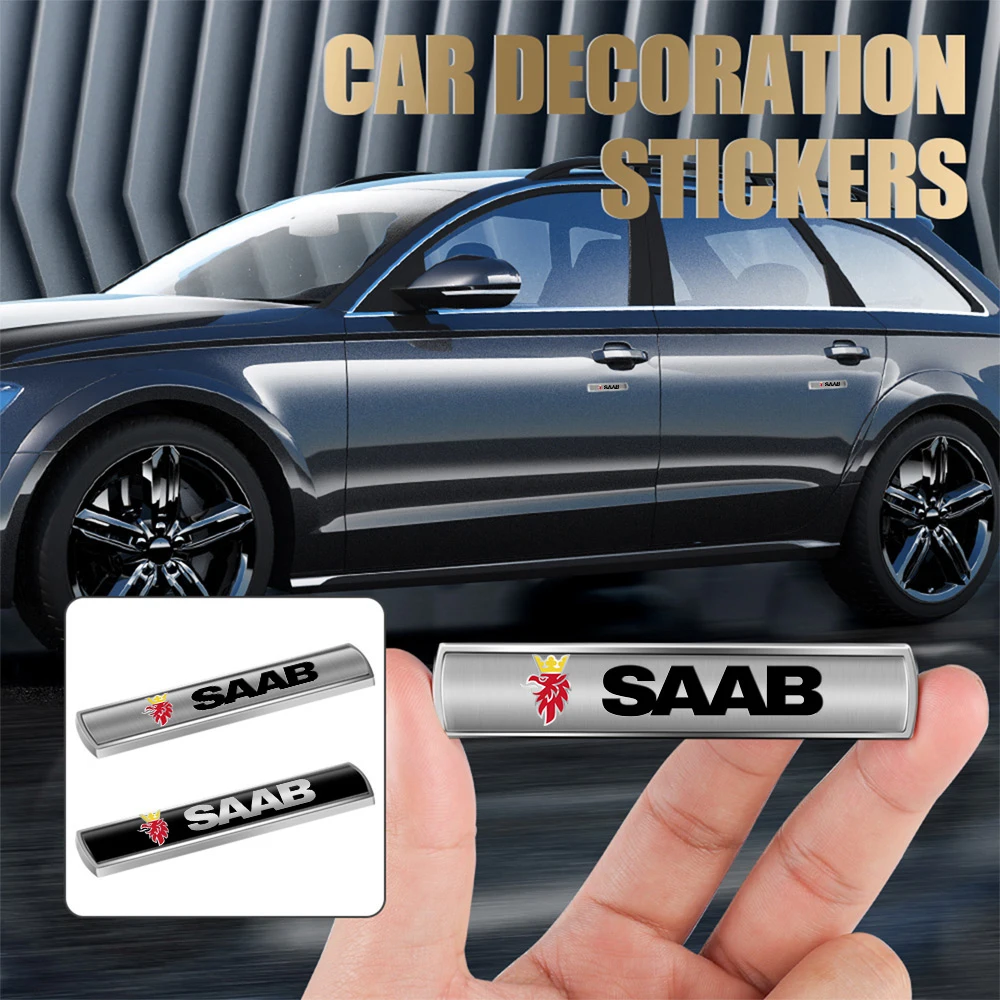 Car Styling 3D Metal Alloy Car Body Fender Side Window Emblem Stickers ...