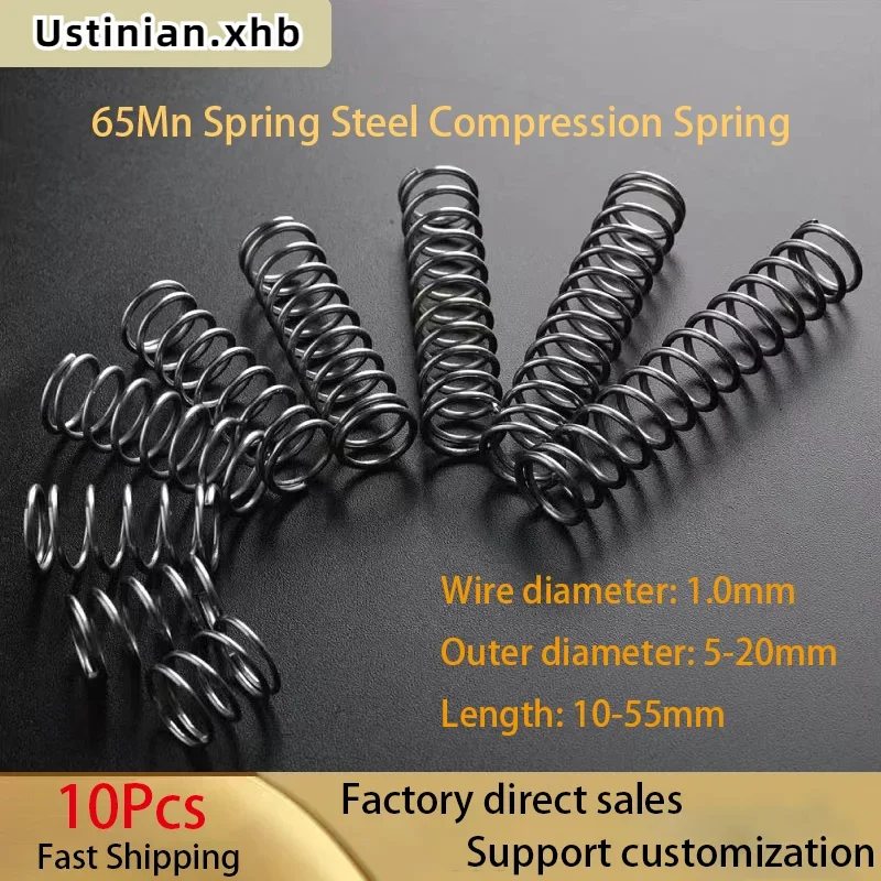 65Mn-Spring-Steel-Return-Compression-Spring-Wire-Diameter-1-0mm ...