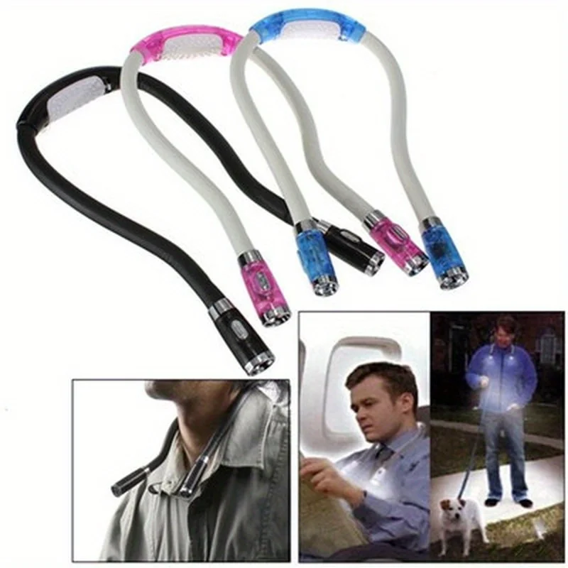 LED Neck Book Light Portable LED Camping Reading Versatile Light Knit ...