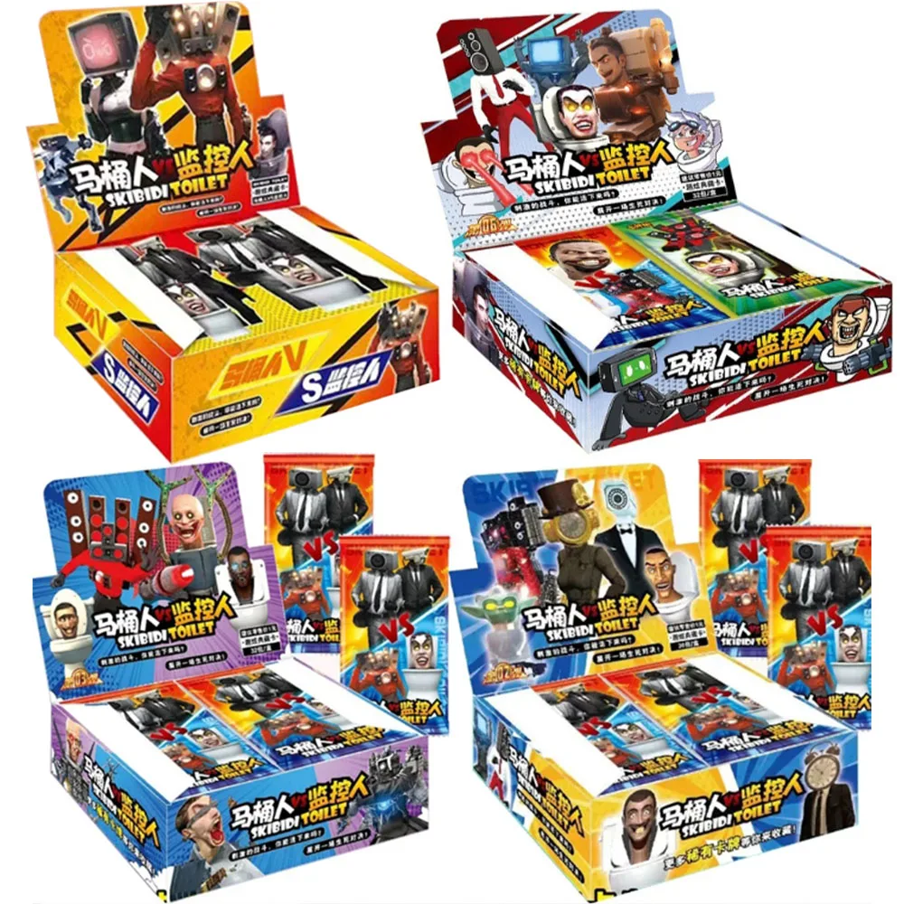 Skibidi-Toilet-Card-Game-Figure-Cards-Toy-Toilet-Man-Monitor-Titan-TV ...