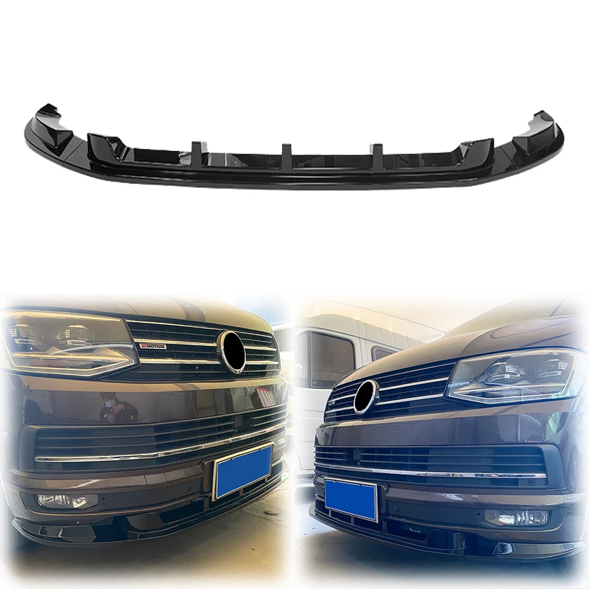 3X-2015-To-Up-For-Volkswagen-VW-Transporter-T6-Car-Front-Bumper-Lip ...