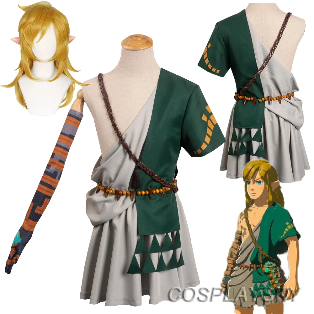 Link-Cosplay-Fantasy-Worn-Outerwear-Anime-Zelda-Game-Tears-Of-The ...