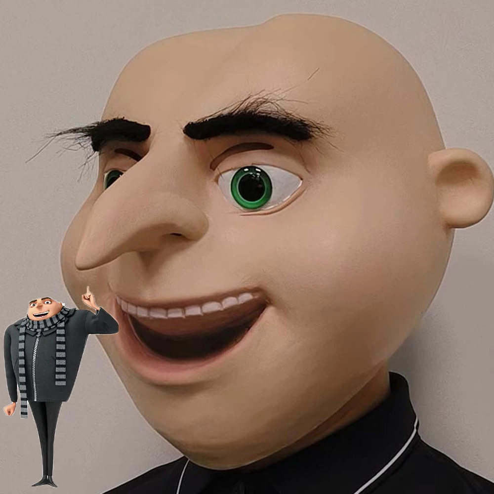 Cosplay-Gru-Mask-Full-Over-Head-Latex-Masks-Adult-Halloween-Fancy-Dress ...