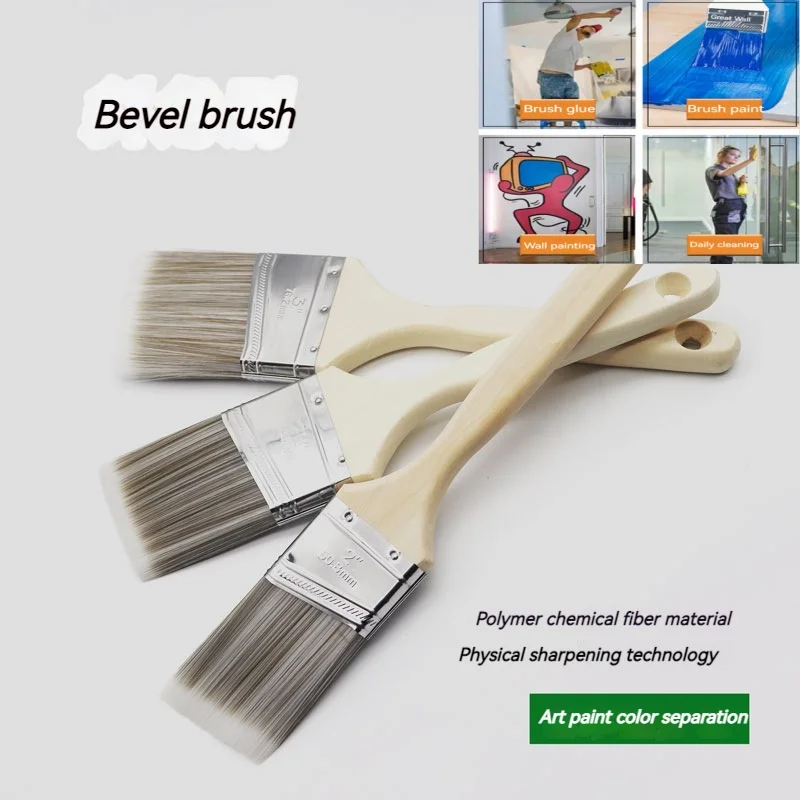 5-Piece-Professional-Paint-Brush-Set-Angled-Oil-Brush-Color-Separation ...