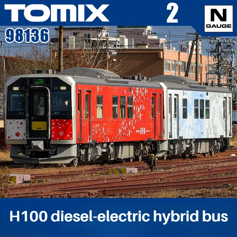 TOMI N-type 1/160 Train Model H100 Diesel-electric Hybrid Passenger Car ...