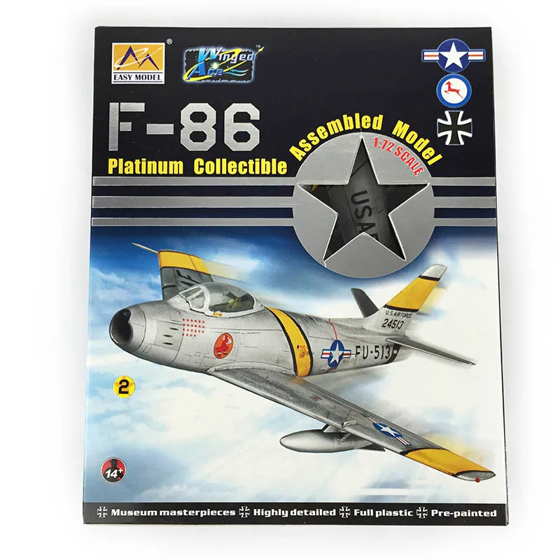EASY MODEL avión de guerra para niños, 37101, 1/72, FU 513, F 86F ...