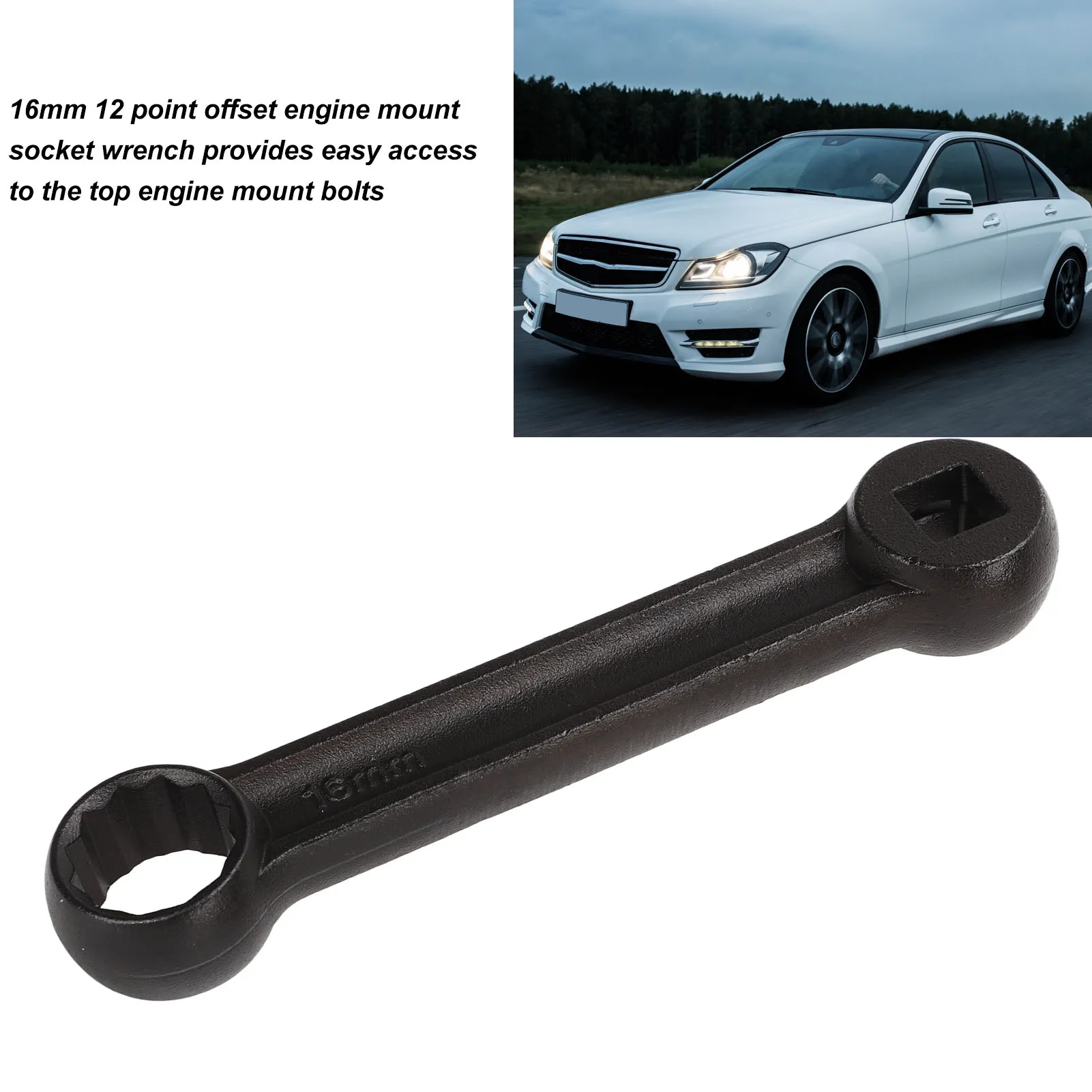 16mm Offset Engine Mount Socket Wrench 4693 Replacement for Mercedes ...
