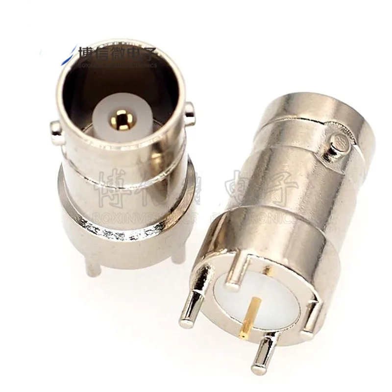 10pcs/lot BNC vertical female plug plate BNC KE round 5 pin straight ...