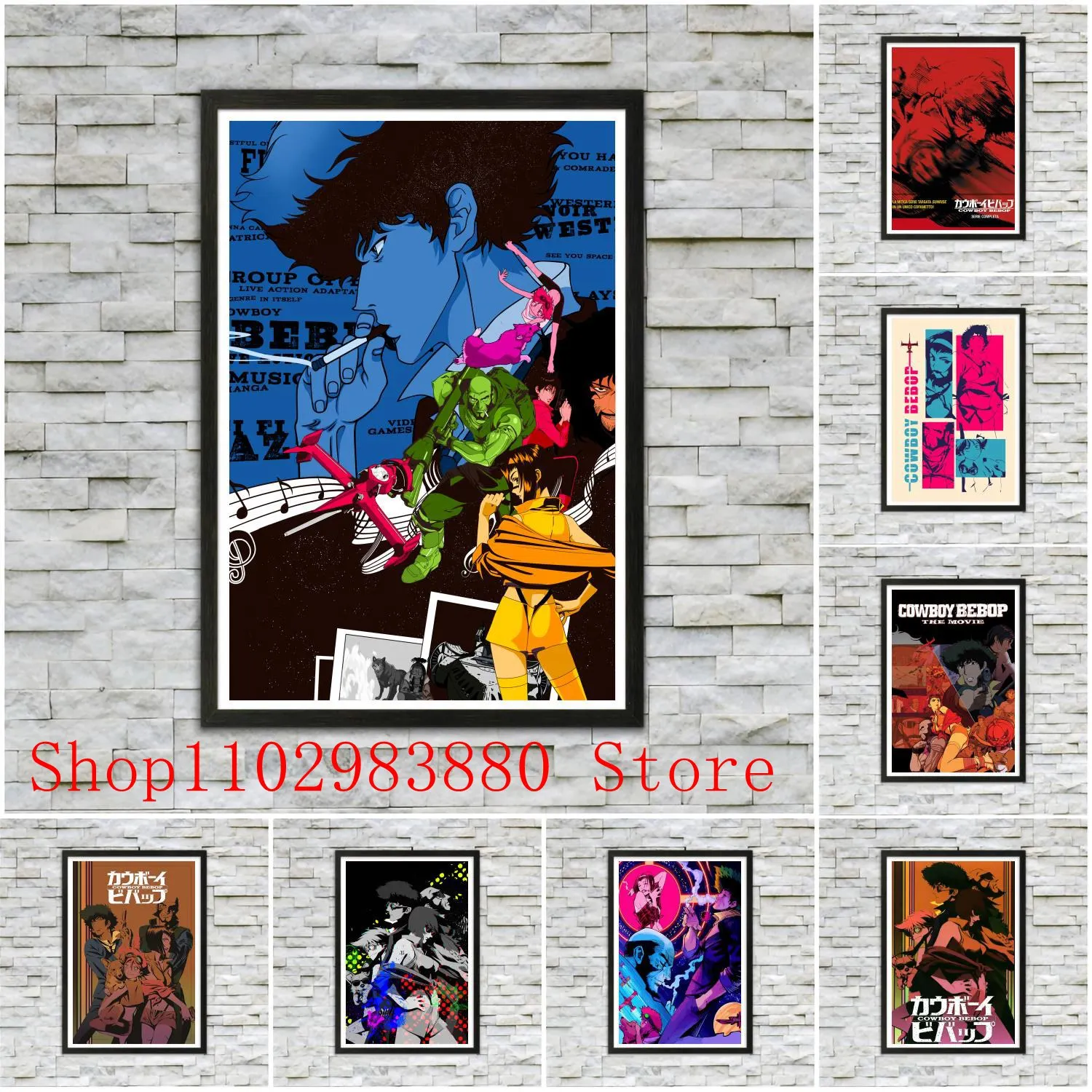 Cowboy-Bebop-Poster-Canvas-Painting-Posters-and-Prints-Wall-Art-Picture ...