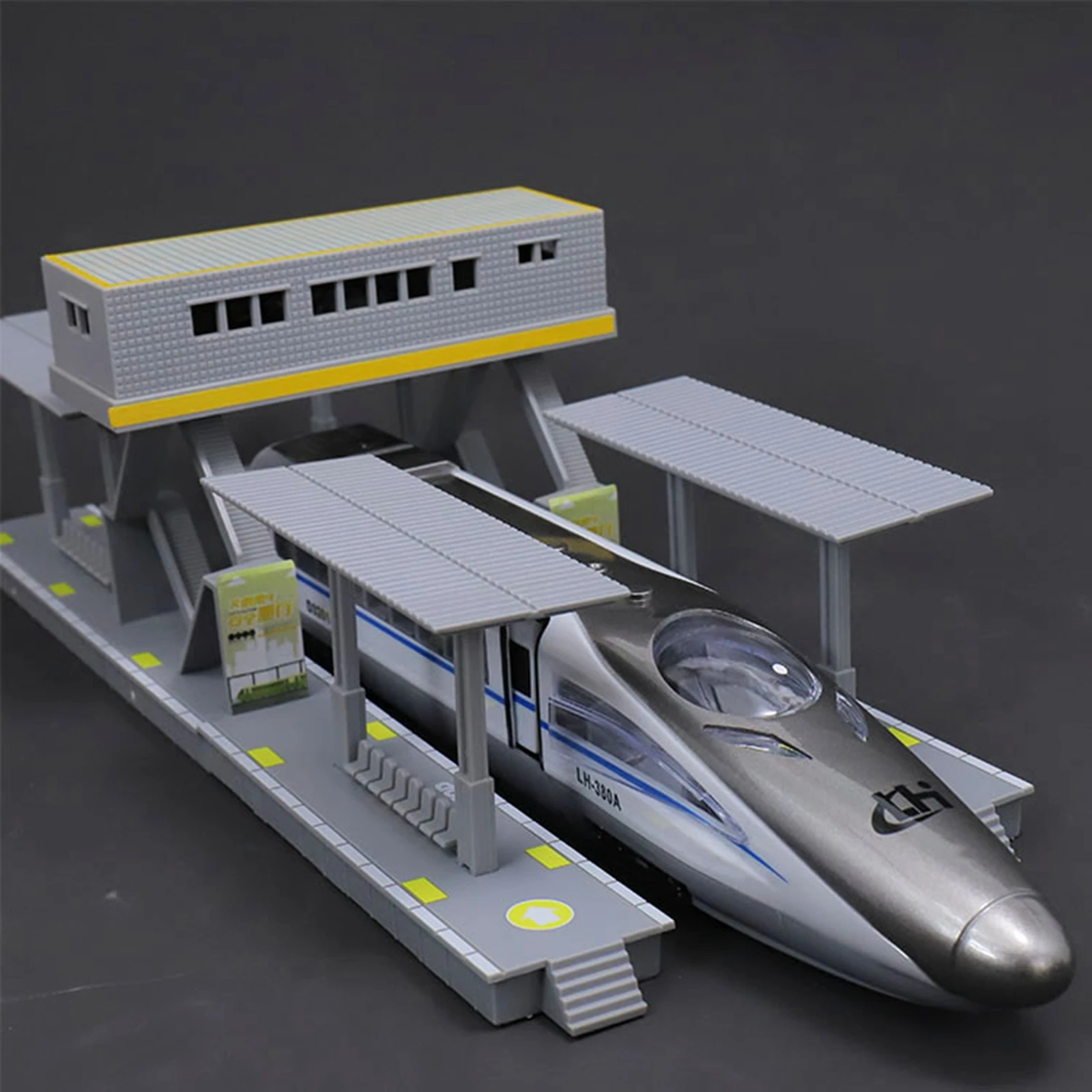 HO-Scale-DIY-Railway-Modern-High-speed-Rail-Train-Station-Platform-Tall ...