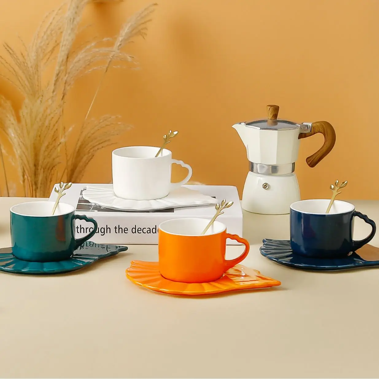 400ml-High-Temperature-Resistant-Ceramic-Cup-And-Dish-Set-High-Beauty ...