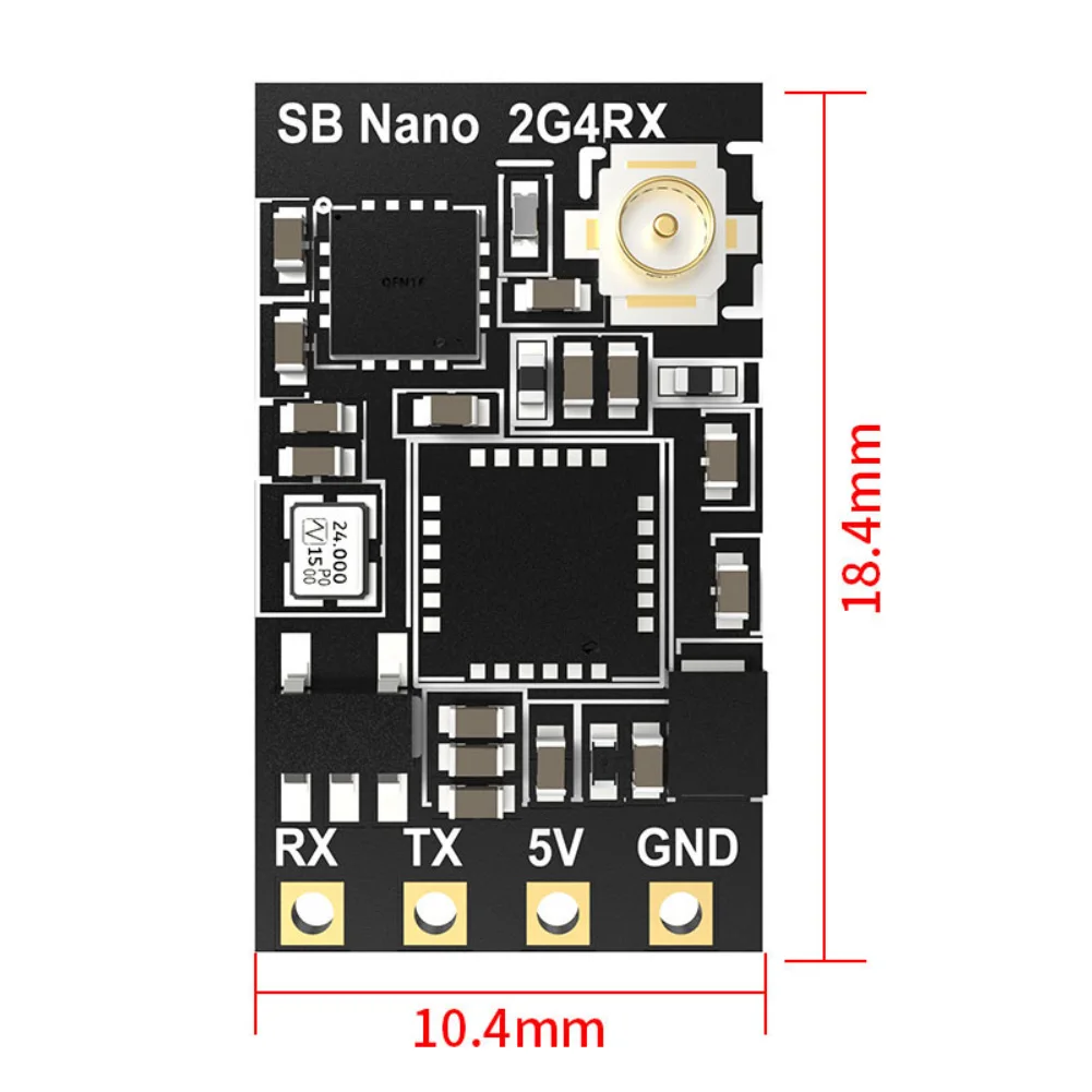 SpeedyBee Nano 2,4 ГГц/915 МГц ExpressLRS ELRS Сверхлегкий приемник RX ...