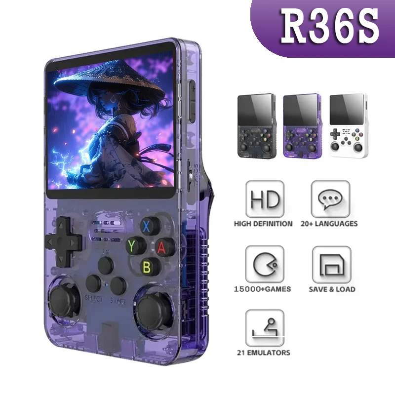 Data-Frog-R36S-Handheld-Game-Console-Linux-System-3-5-Inch-IPS-Screen ...