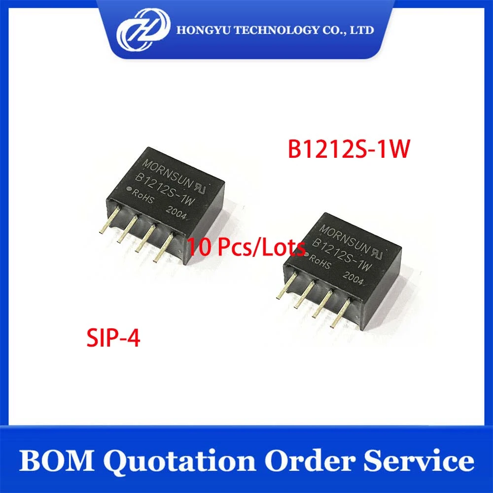 10 Pcs B1212s-1w B1212 B1212s Dc Dc Converter 12v 1w Sip-4 New Module ...