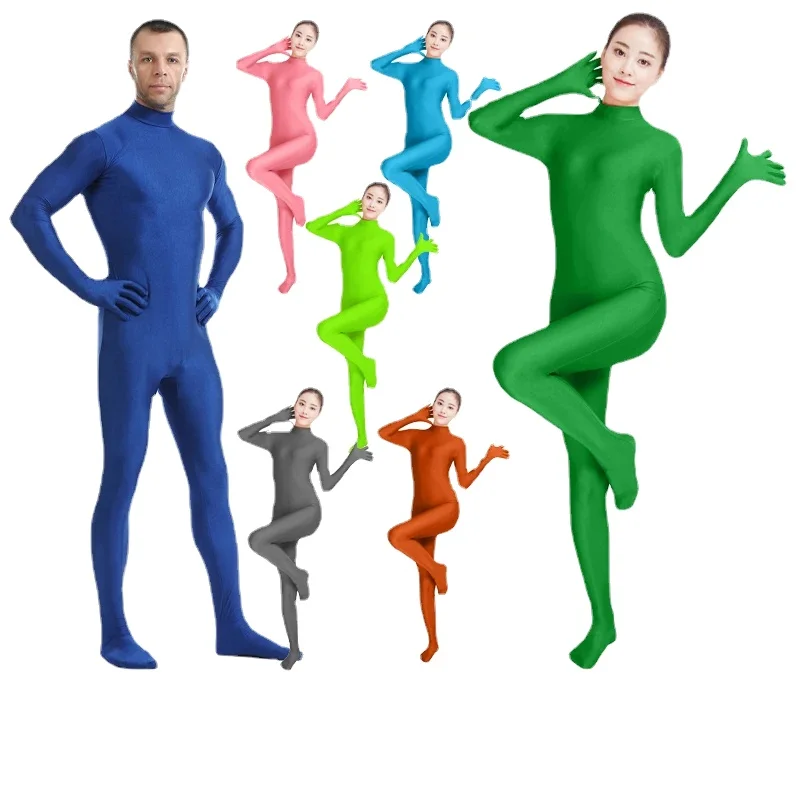 New-Kid-Adult-Lycra-Zentai-Suit-Custome-Unisex-Skin-Tight-Jumpsuit-One ...