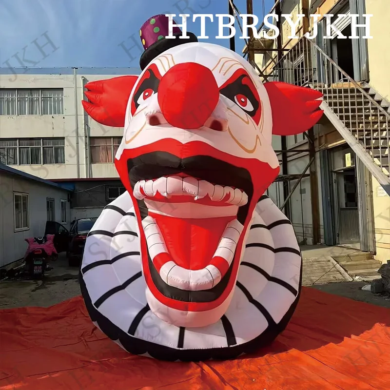 Giant-inflatable-Halloween-Evil-clown-head-air-model-Halloween ...
