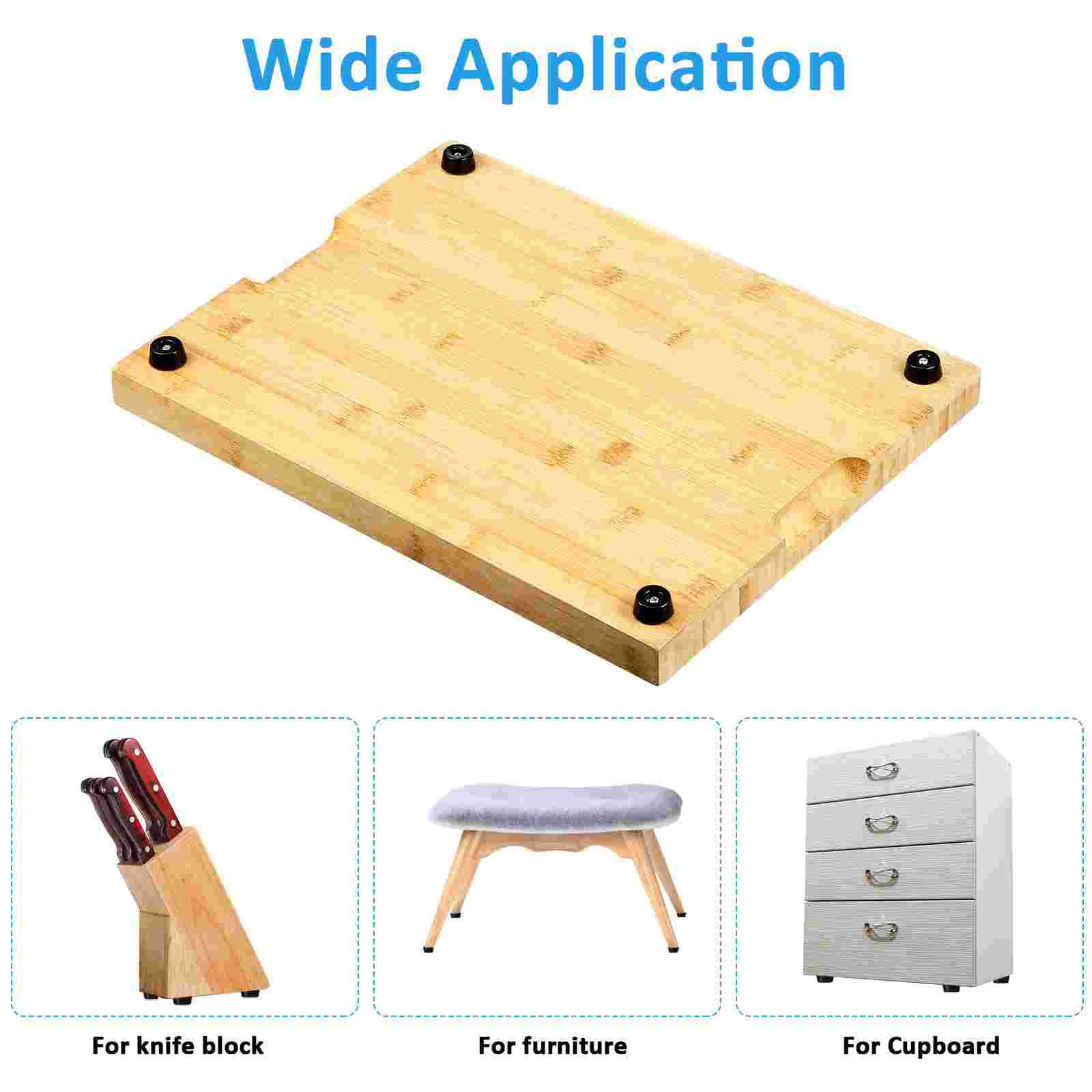 Rubber Feet Cutting Board Furniture Kit with Screw Bumper Non Slip for ...