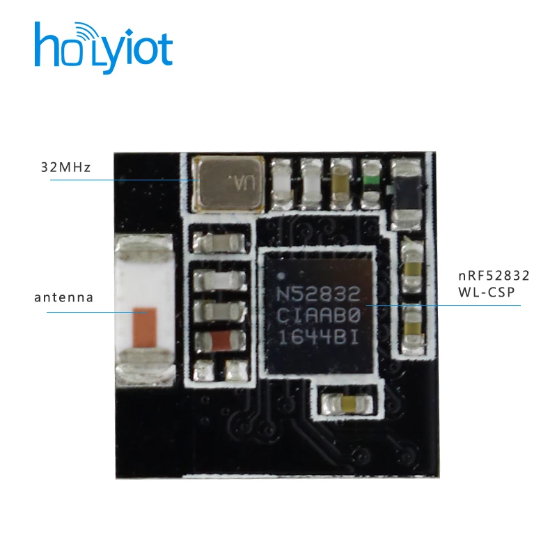 Fcc Ce Holyiot Nrf52832 Wireless Rf Module 2.4ghz Transceiver Ble 5.0 ...