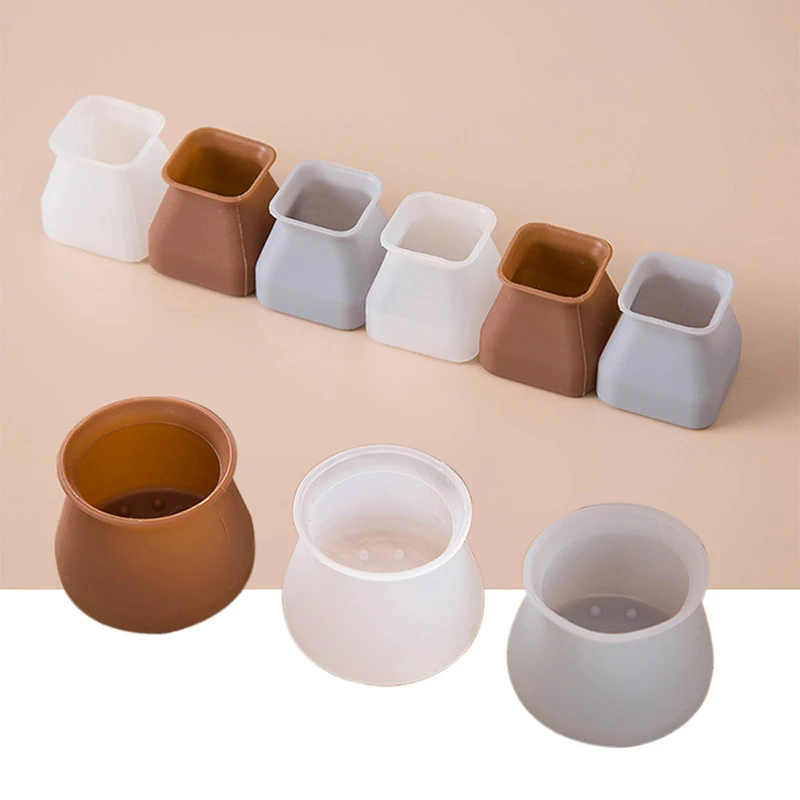 Silicone-Chair-Table-Foot-Cover-Protector-Furniture-Feet-Round-Square ...