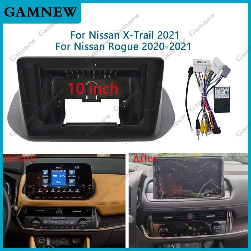 10-Inch-Car-Frame-Fascia-Adapter-Canbus-Box-Decoder-Android-Radio-Audio ...
