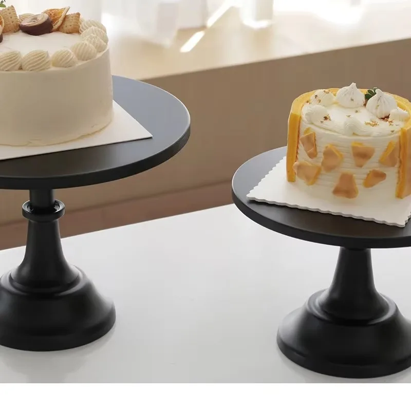 European Cake Stand Tray Metal Milk Tea Shop Dessert Dessert High Foot ...