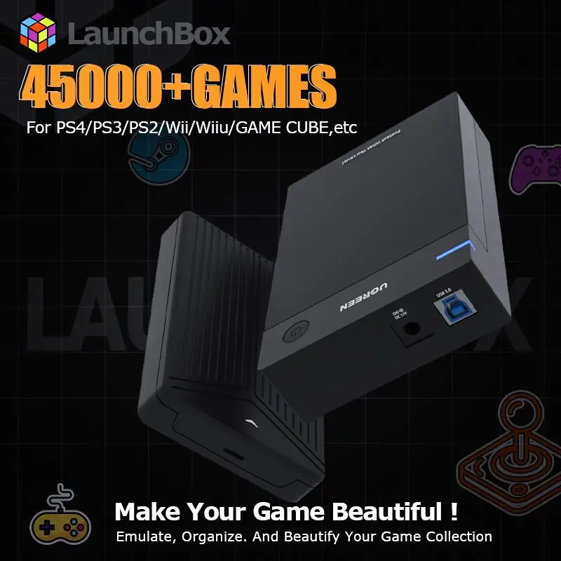 New-Launchbox-Hard-Drive-With-45000-Retro-Games-For-PS4-PS3-PS2-Wii ...