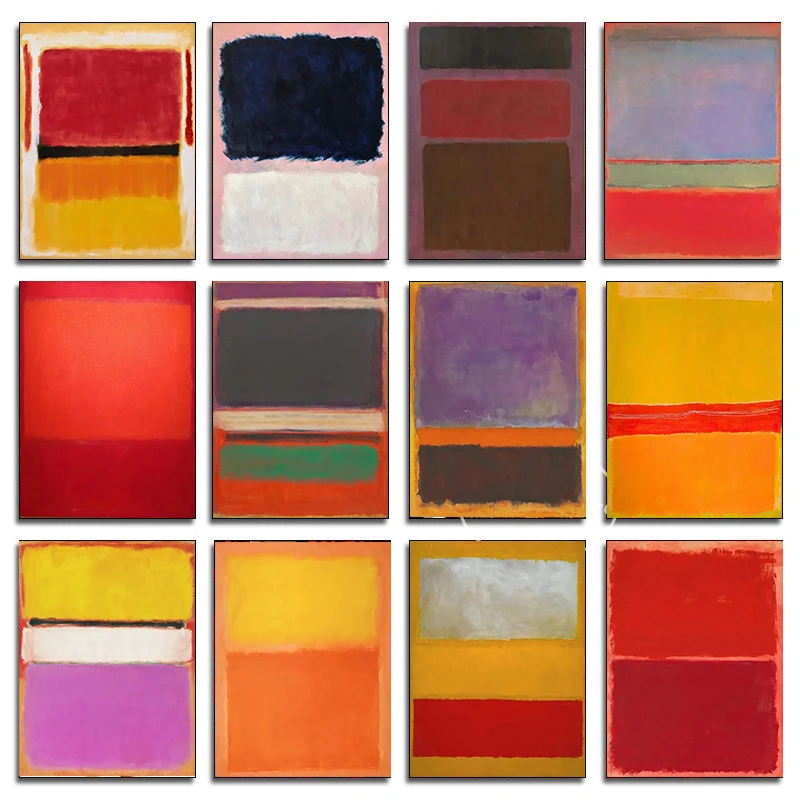 Mark-Rothko-Poster-Sets-Print-Abstract-Art-Vintage-Minimalist-Canvas ...