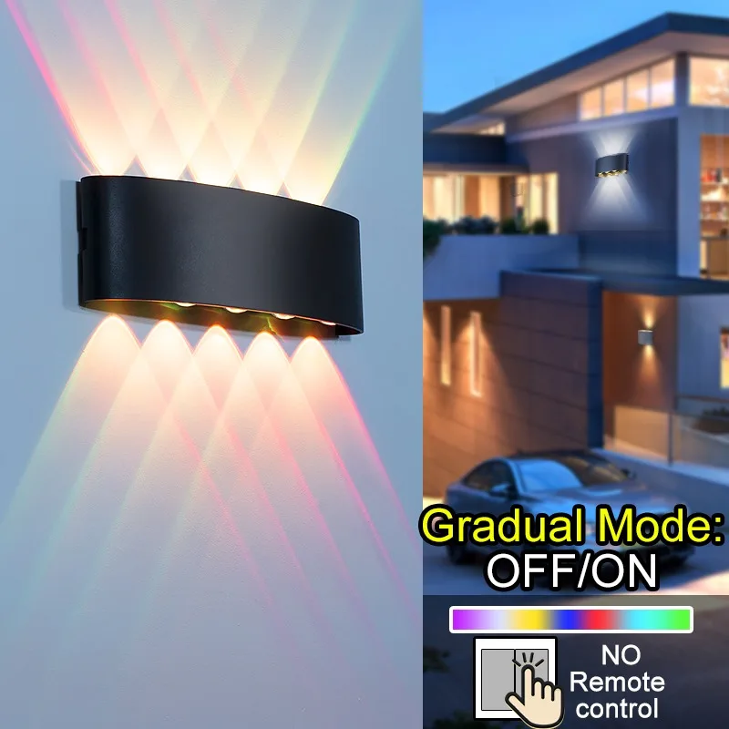 RGB-Wall-Light-IP65-Waterproof-LED-Lamp-Indoor-Home-Decor-Auto-Dimming ...