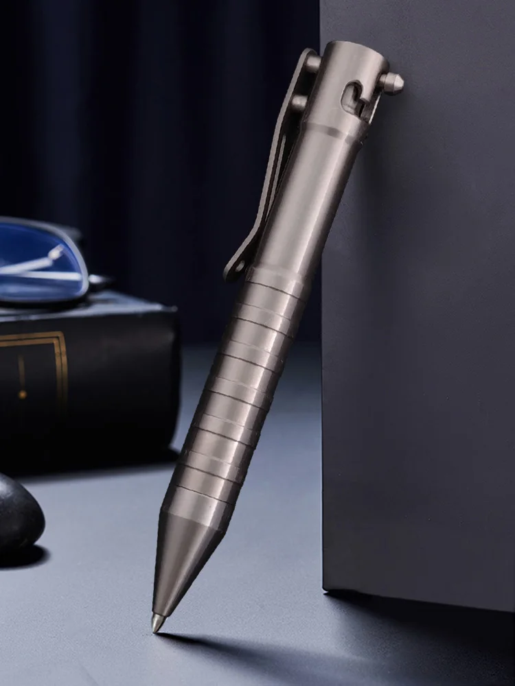 1 Piece Titanium Alloy TC4 Bolt Action Ball Point Pen with 1 Extra G2 ...