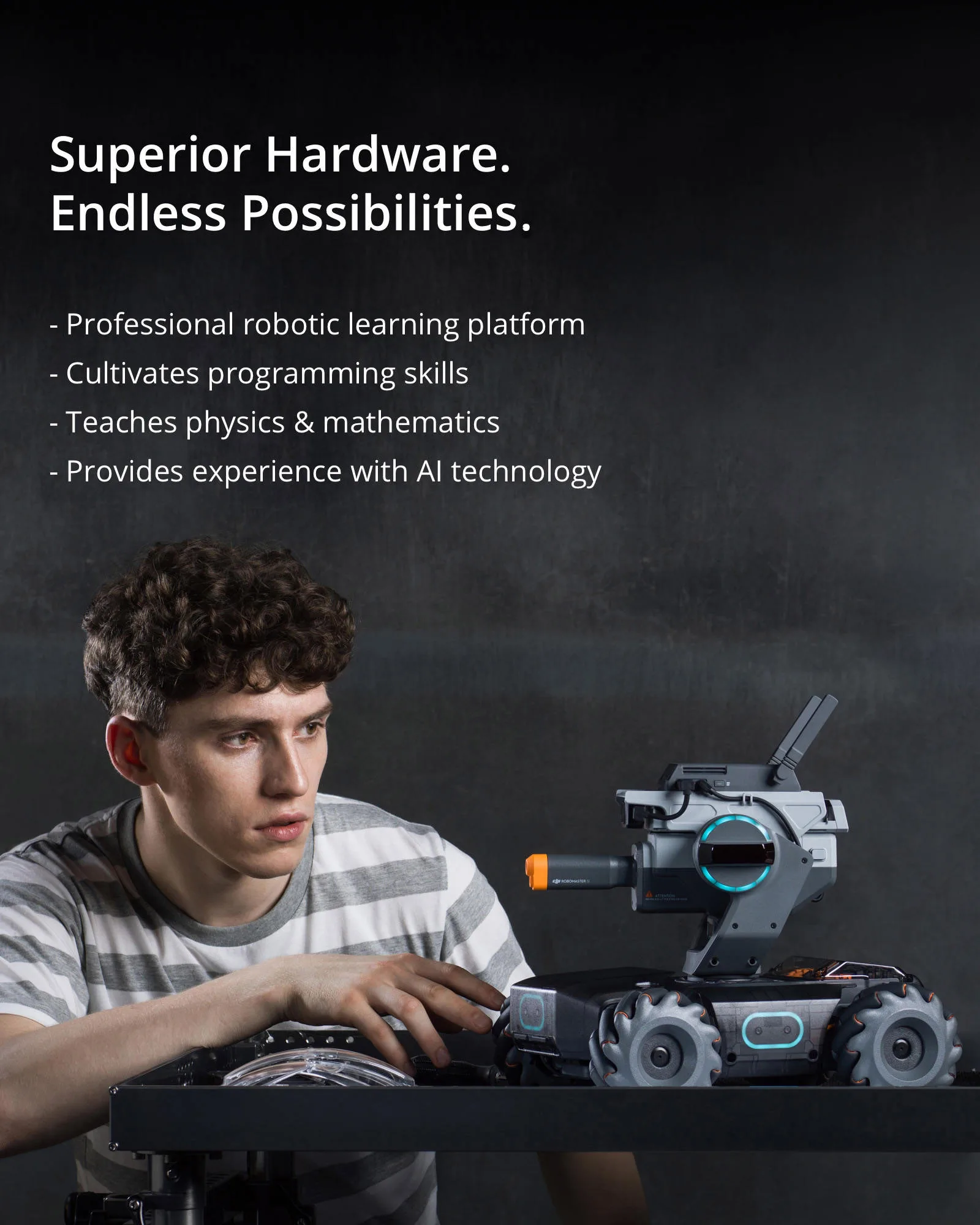 DJI Intelligent Educational Robot RoboMaster S1 With Programming and AI Features – SmeshMega.com