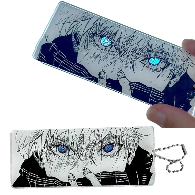 Jujutsu-Kaisen-Satoru-Gojo-Keychain-Anime-Personalized-Eyes-Glow-Key ...