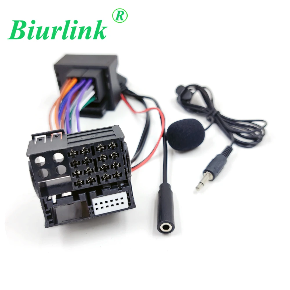 Biurlink-Bluetooth-Microphone-AUX-IN-Harness-Cable-for-Audi-TT-2007 ...