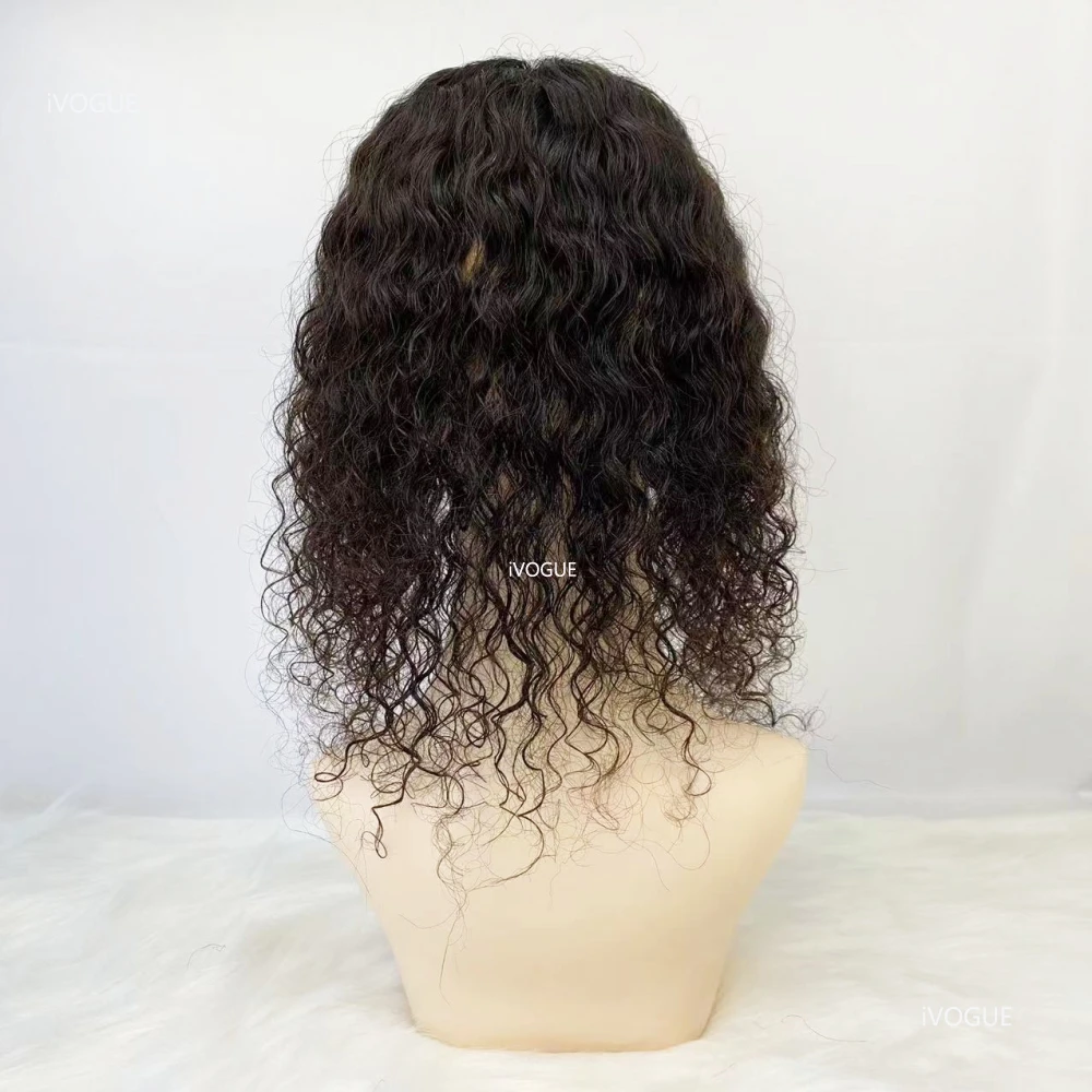 Deep curly human hair
