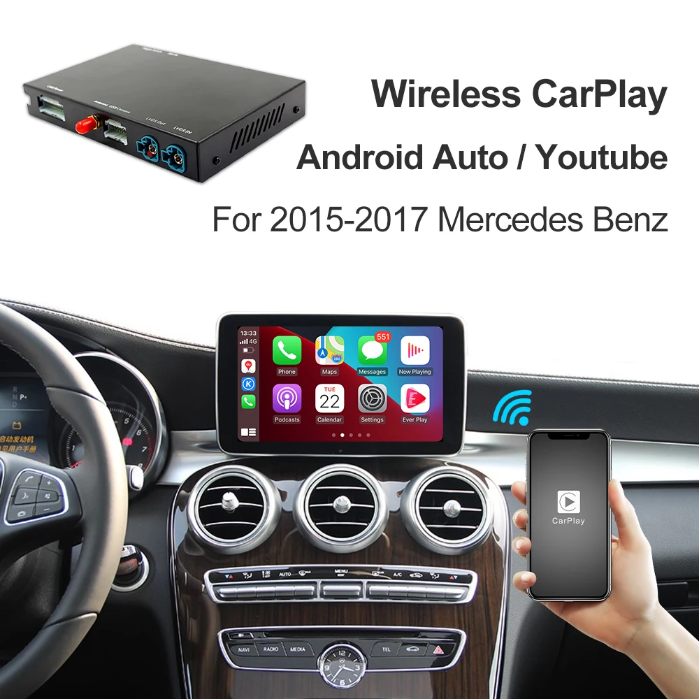 Wireless-Carplay-Retrofit-Kit-Decoder-for-Mercedes-Benz-NTG5-0-C-GLC ...