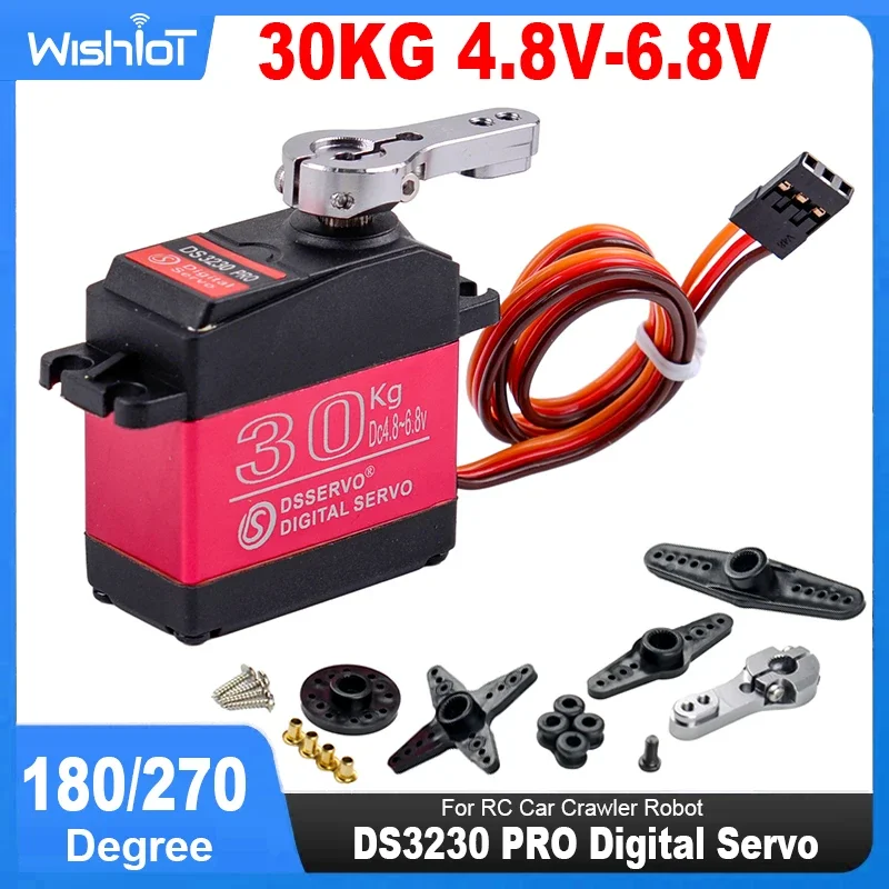 DS3230 PRO Digital Servo Motor 30KG 6V Large Torque 180/270 Degree ...