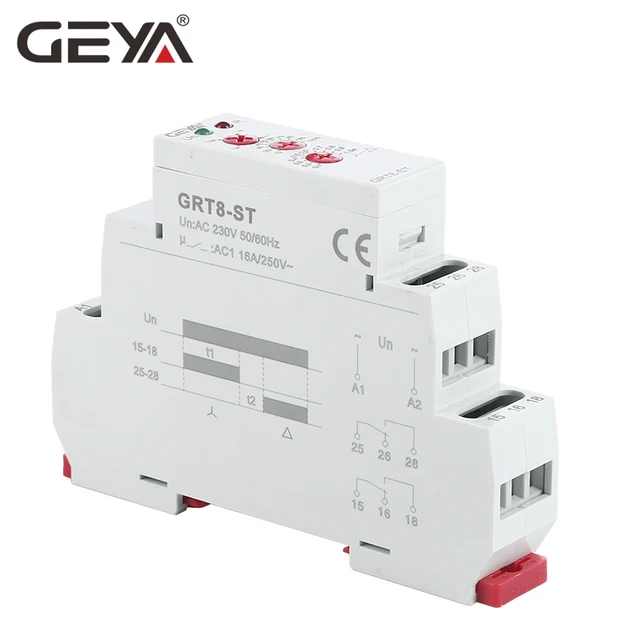 Geya Grt8-St Késleltetés A Motor Star Delta Timer Soft Starter Ac230V ...