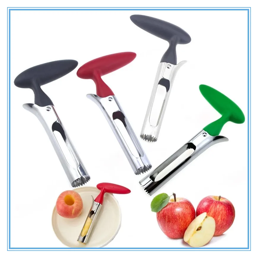 New-Stainless-Steel-Apple-Core-Cutter-Knife-Corers-Fruit-Slicer-Multi ...